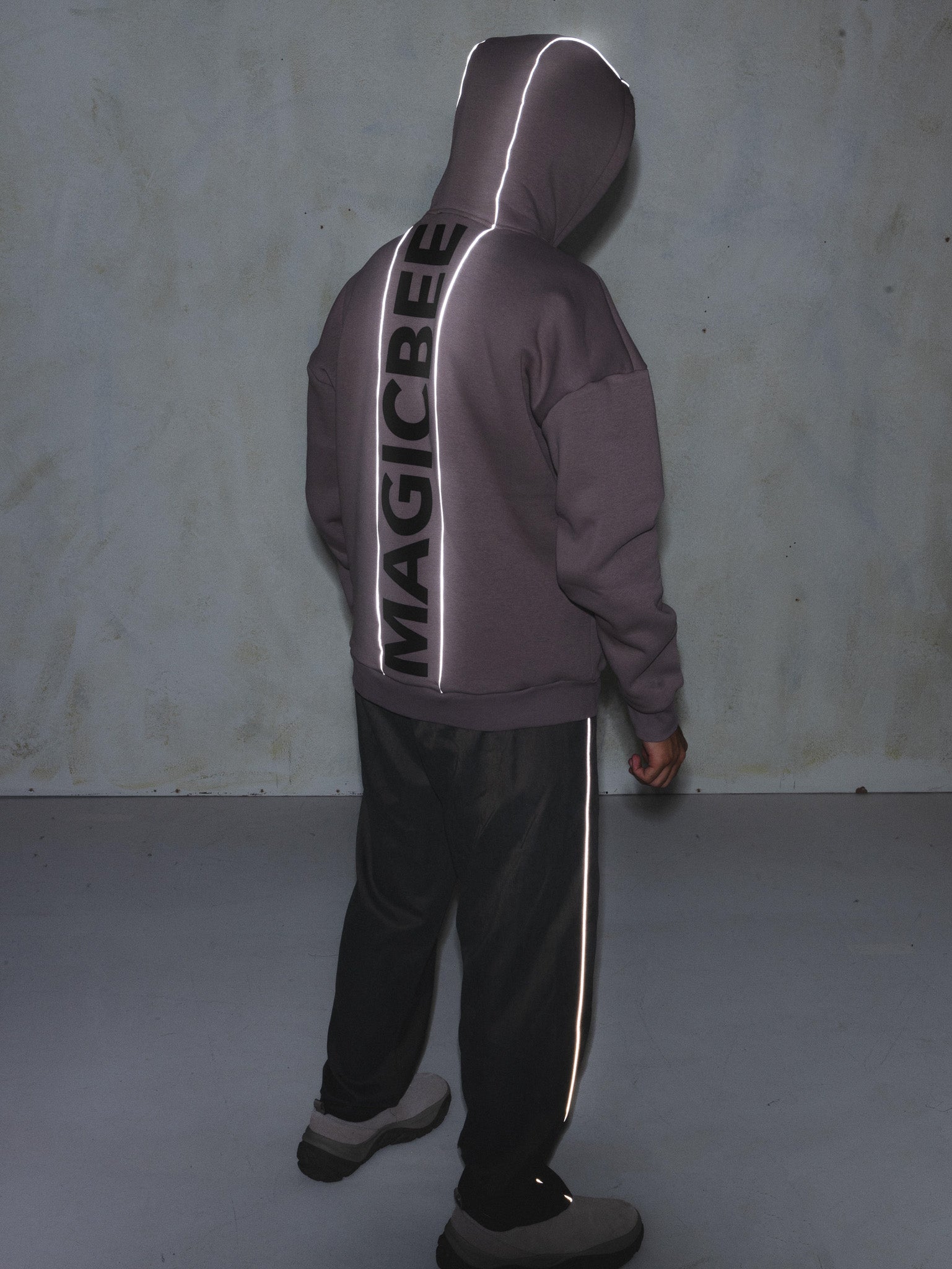 MagicBee Reflected Logo Tape - Stone (Special Edition) – Magic Bee Clothing