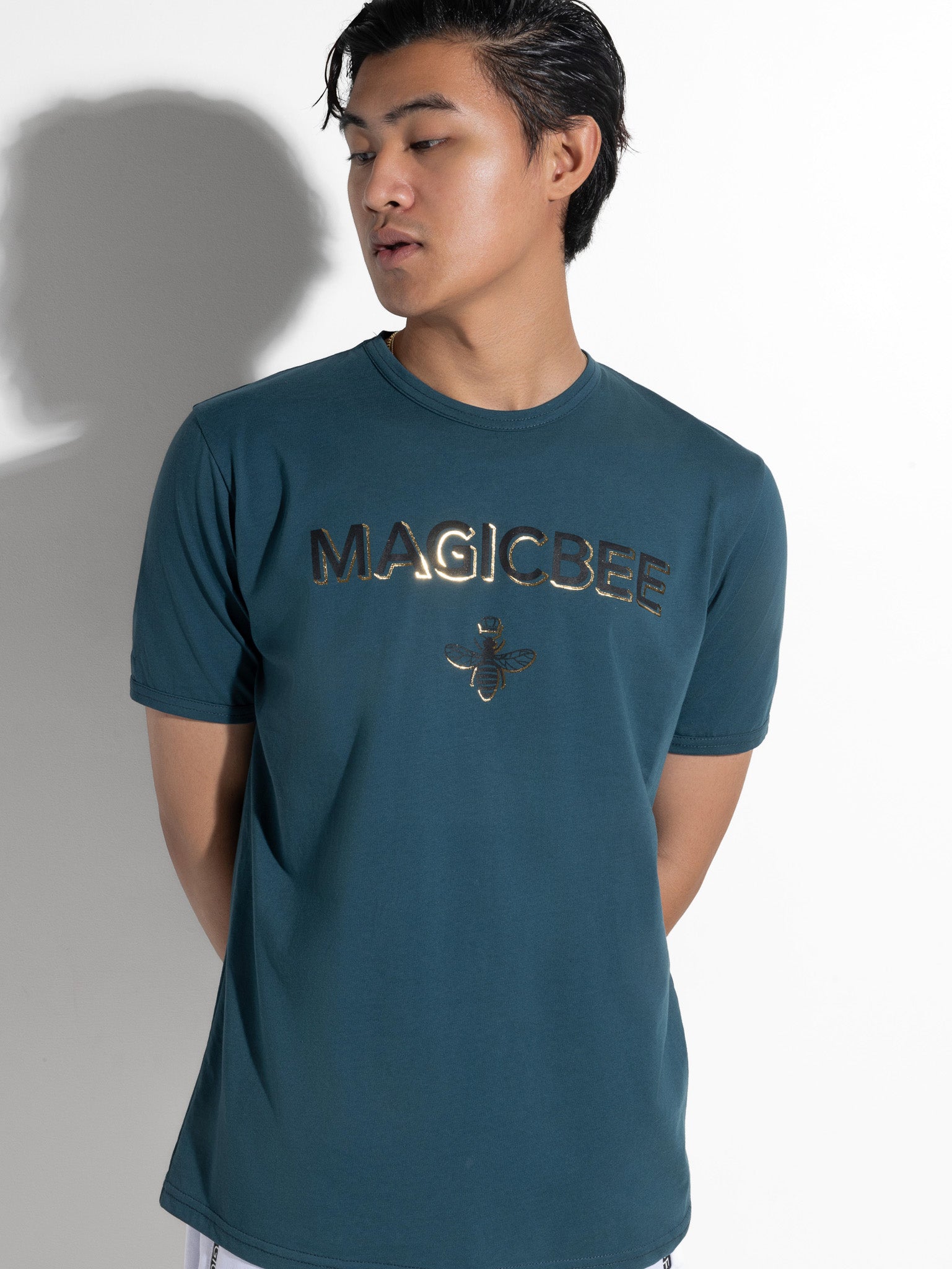 MagicBee Foil Logo - Petrol – Magic Bee Clothing