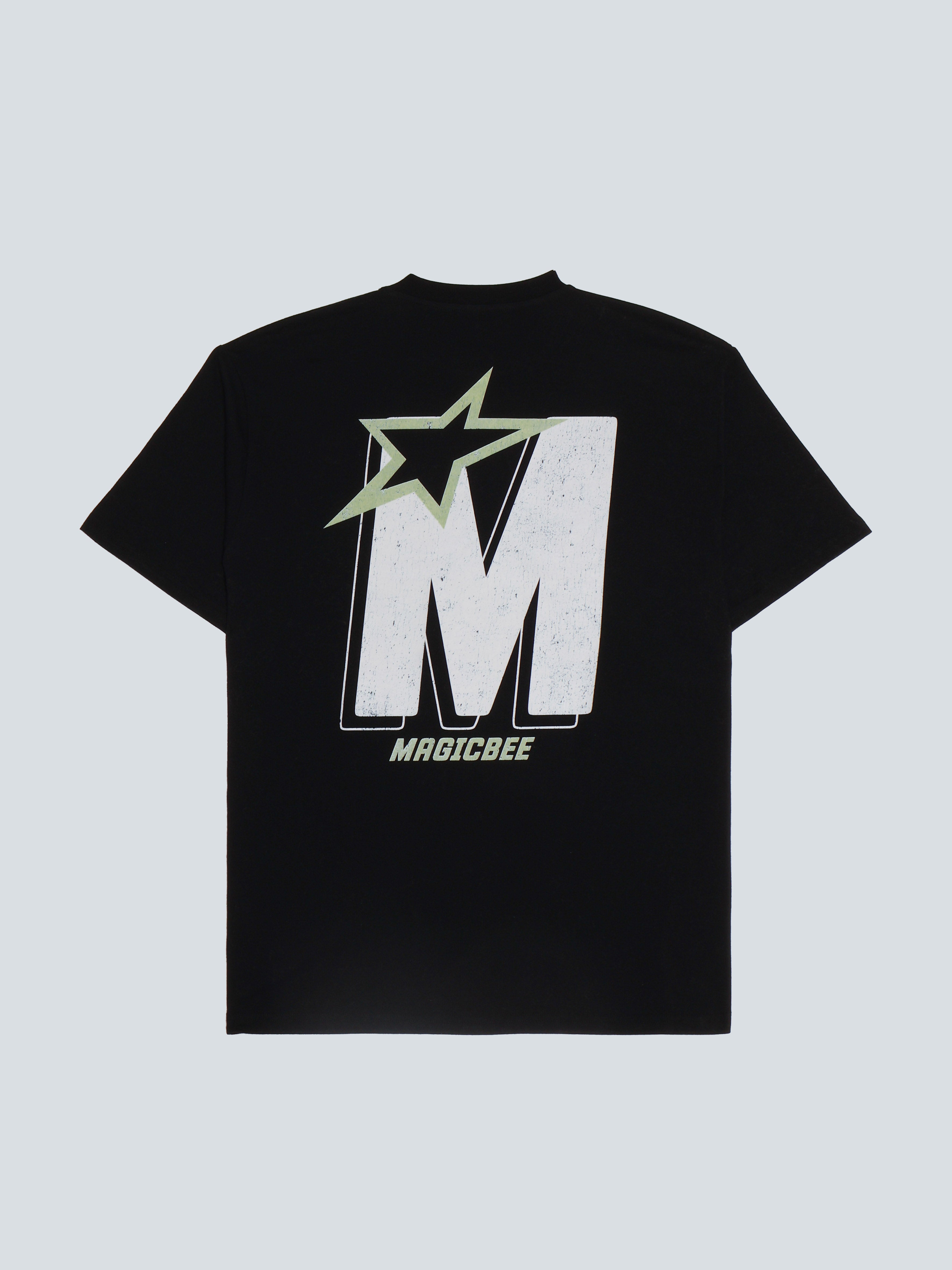 MagicBee Back Star Logo - Black – Magic Bee Clothing