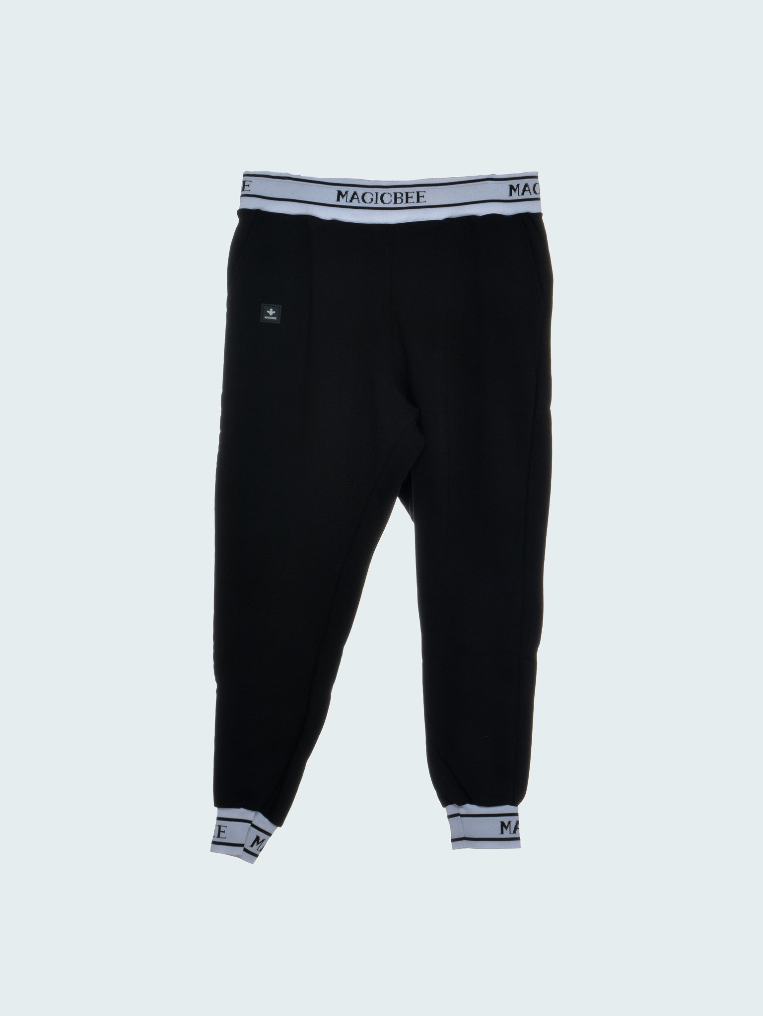 MagicBee White Rib Pants - Black – Magic Bee Clothing